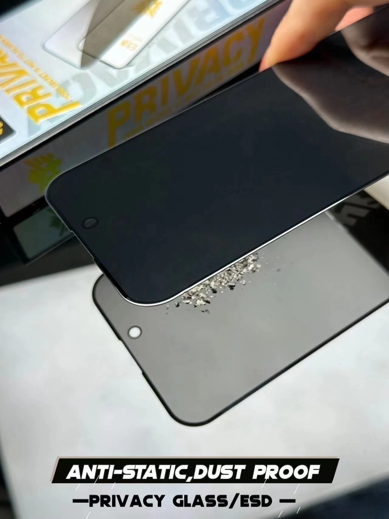 Anti-static Privacy Screen Protector for iphone 14 13 12 11 Privacy ...