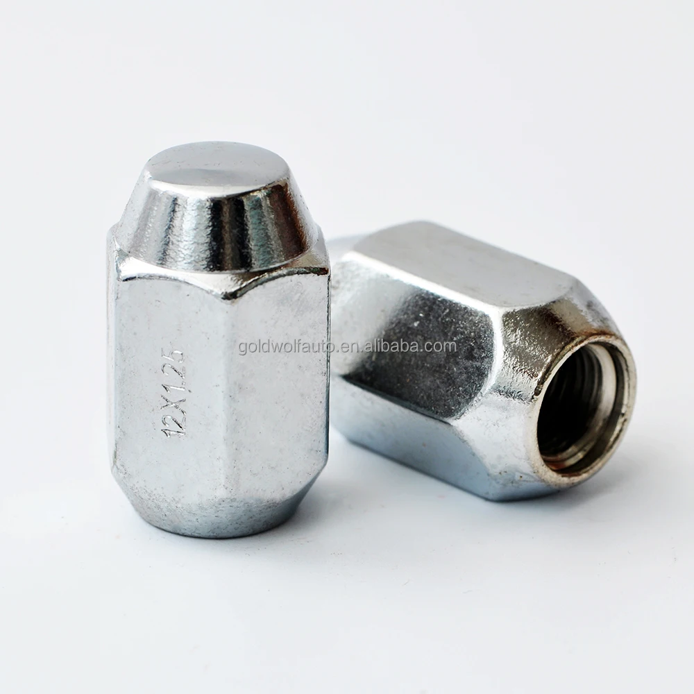 Conical Seat Steel Wheel Lug Nut Without Flange - Buy Wheel Nut,Conical ...