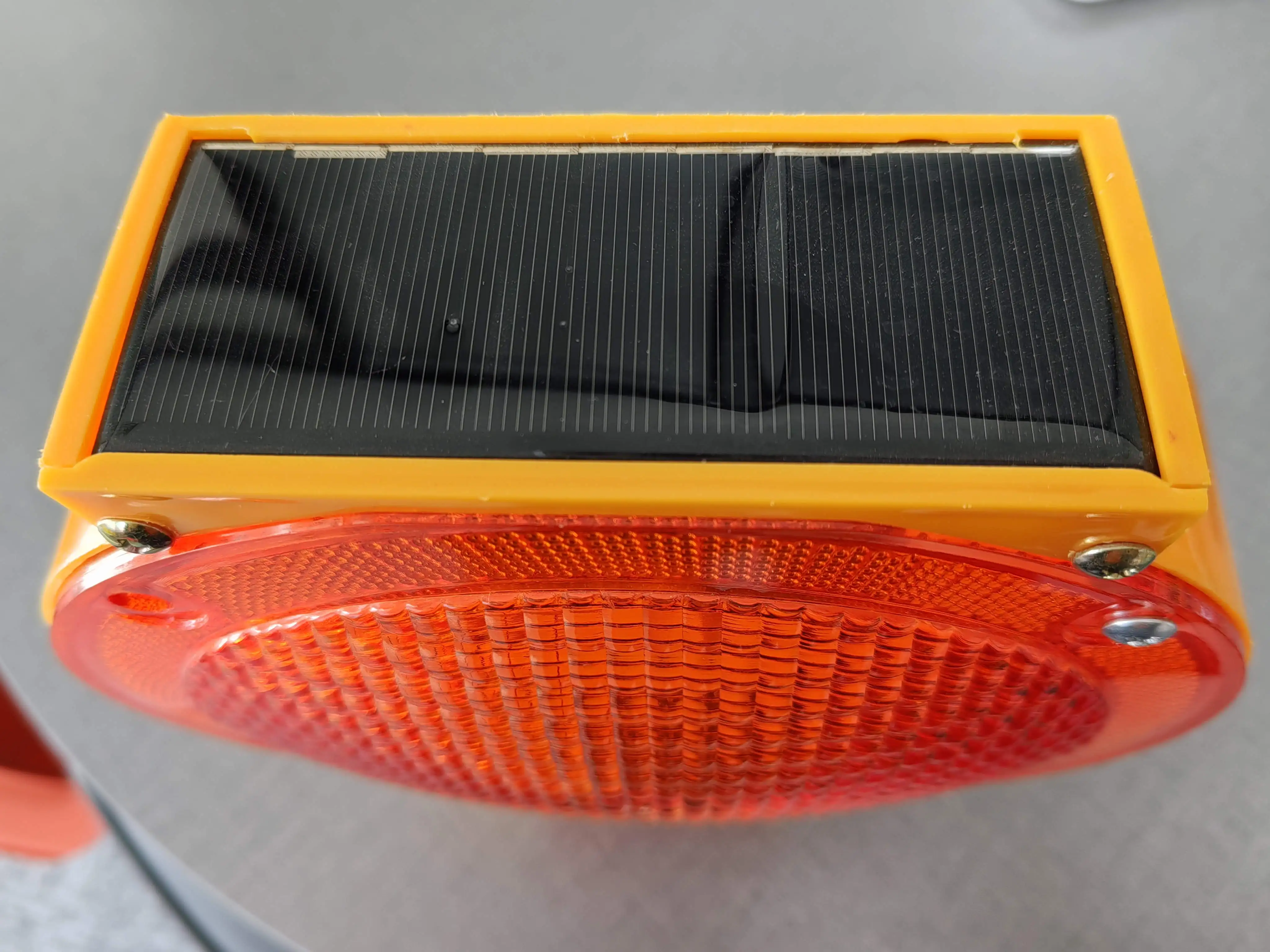 Blinking Led Warning Lights Powered Traffic Barricade Warning Solar ...