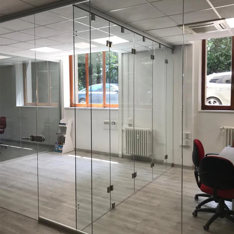 Exterior Frameless Glass Folding Door - Bi-Fold Partition