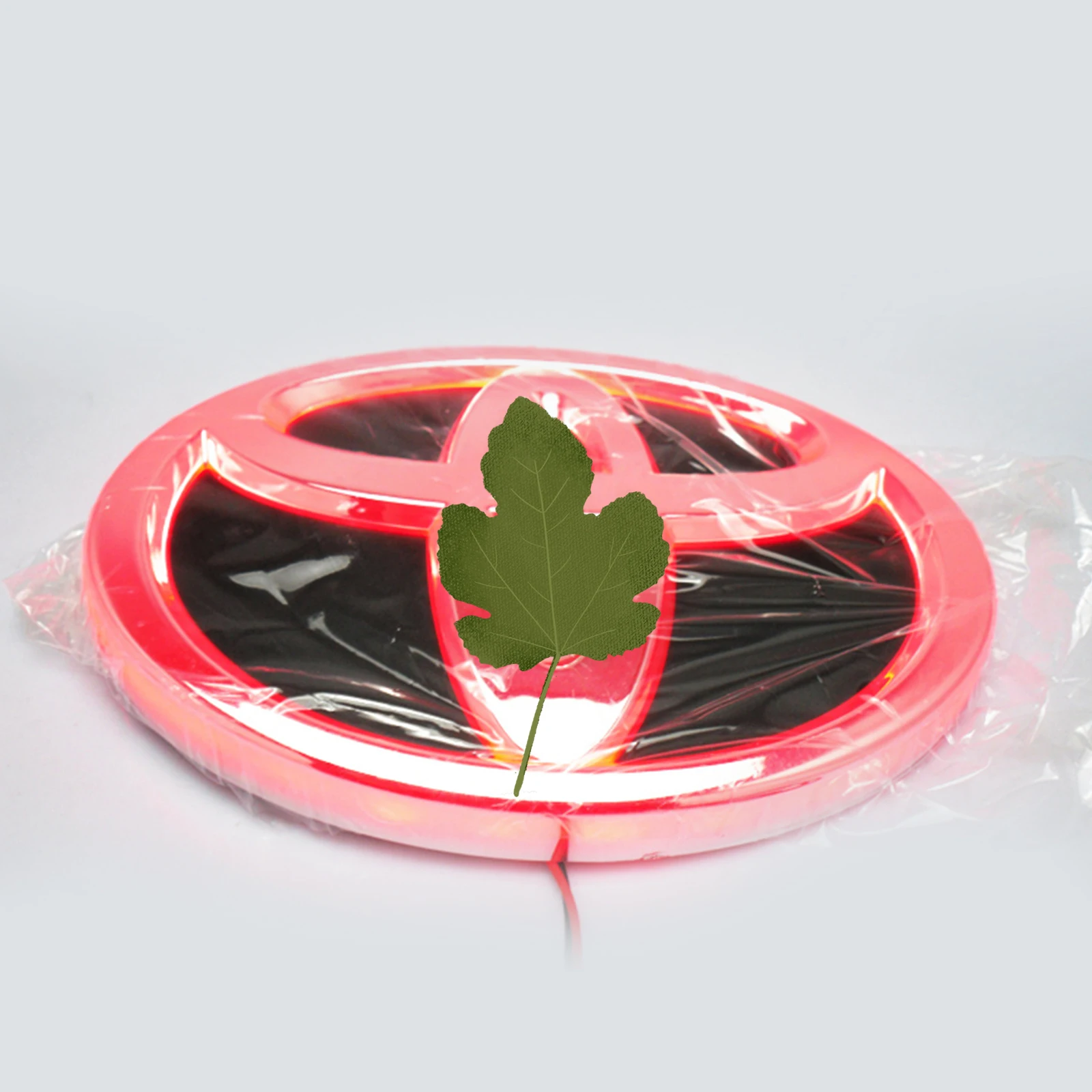 Led Illuminated White Red Blue Lighting 4d Car Light Badge Sticker Rear ...