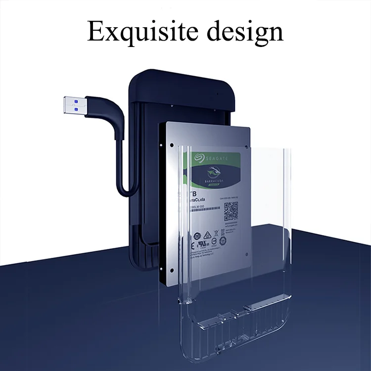 Ultra Slim Usb 3.0 To 2.5 Inch Sata External Plastic Hard Drive ...