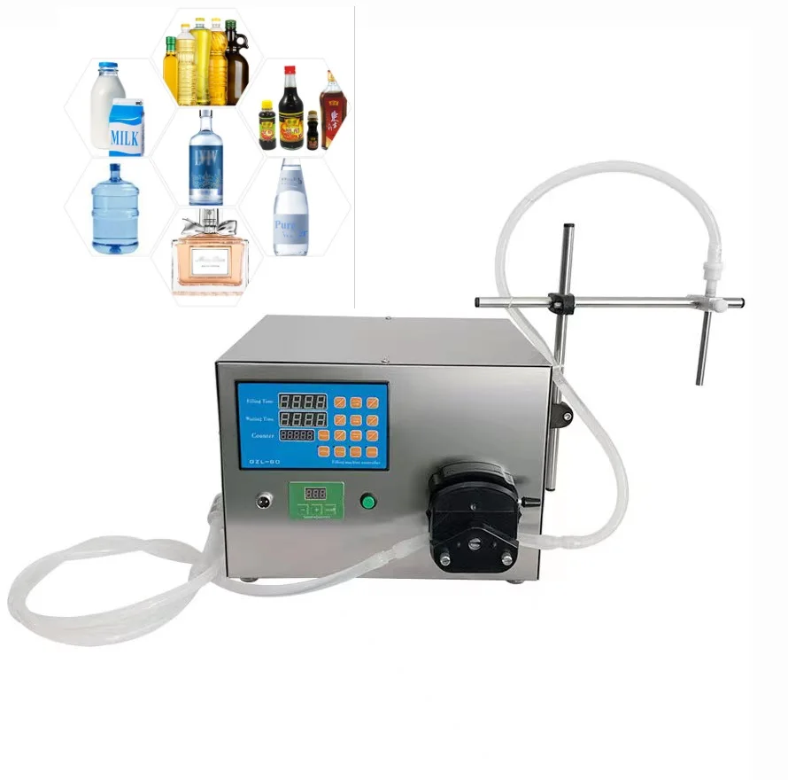 Semi-automatic Peristaltic Pump Liquid Filling Machine Edible Oil ...