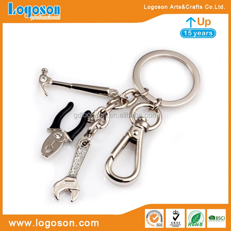 Customize Mini Handcuffs Keychain Wholesale Engraved Keyring With Key ...
