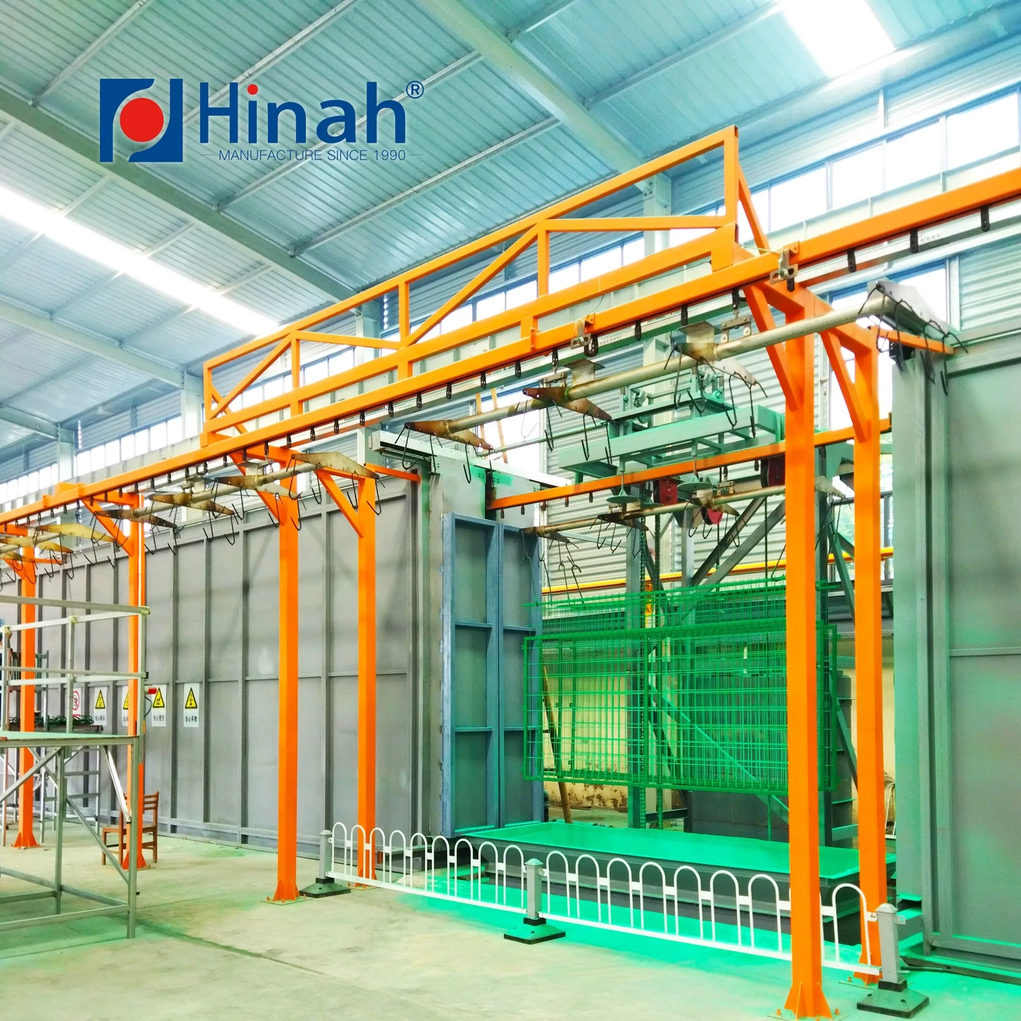 fluidized bed dip coating system PVC plastic powder coating line ...