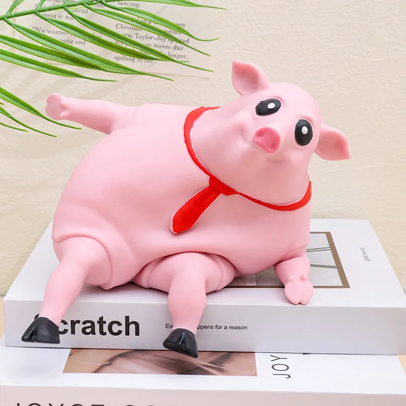 2023 Tpr Anti Stress Relief Fidgets - Cute Pink Pig Toy