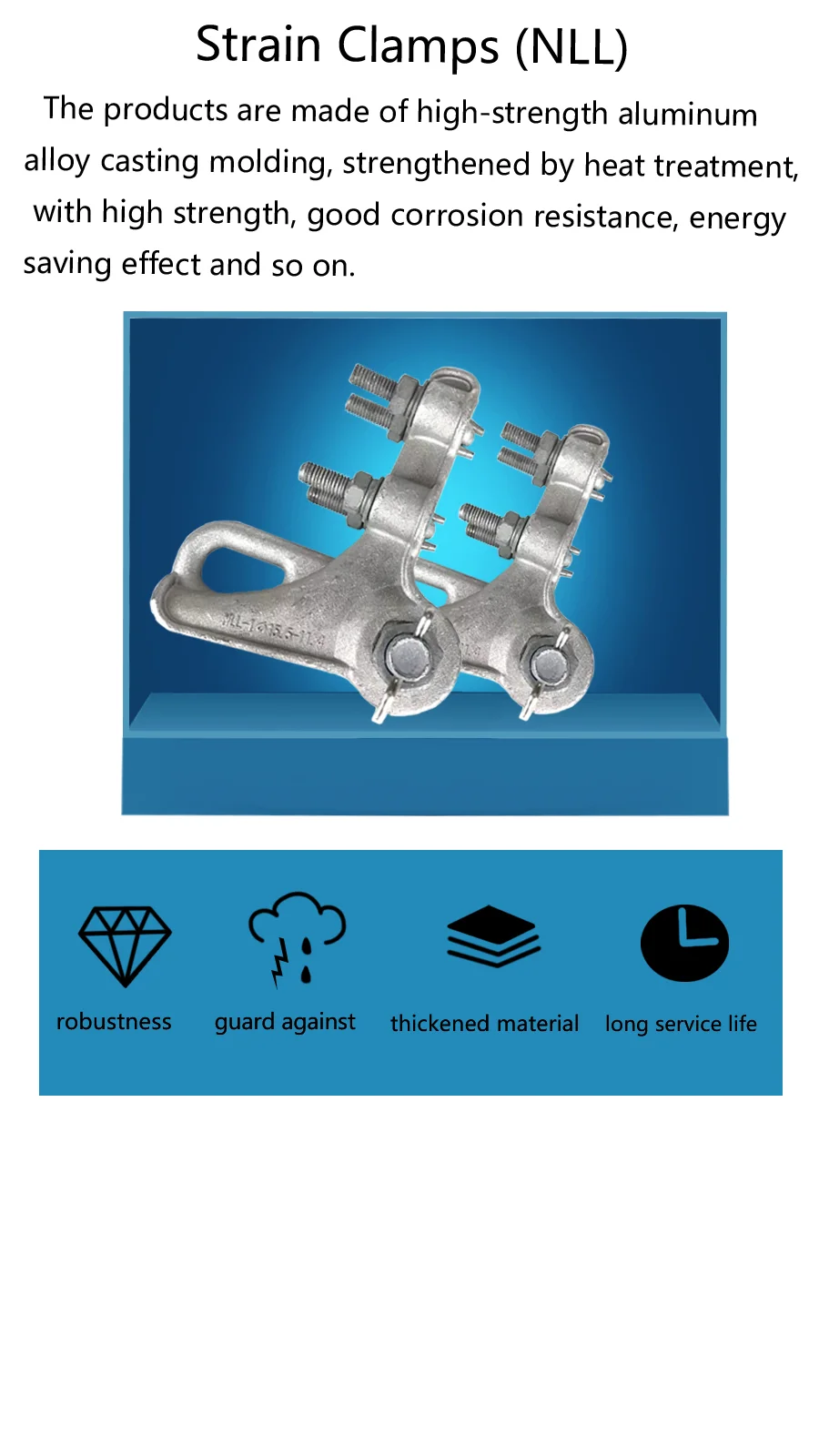Overhead Line Hardware NLL-5 Strain Clamp - Reliable Performance