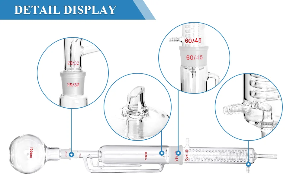 Borosilicate Glass Soxhlet Extraction Apparatus,Consist Of Flask ...