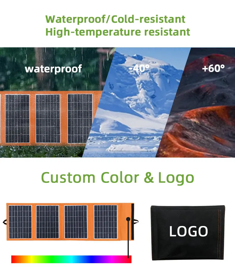 Mini Flexible Solar Panel Foldable Portable Solar Panels Portable with ...