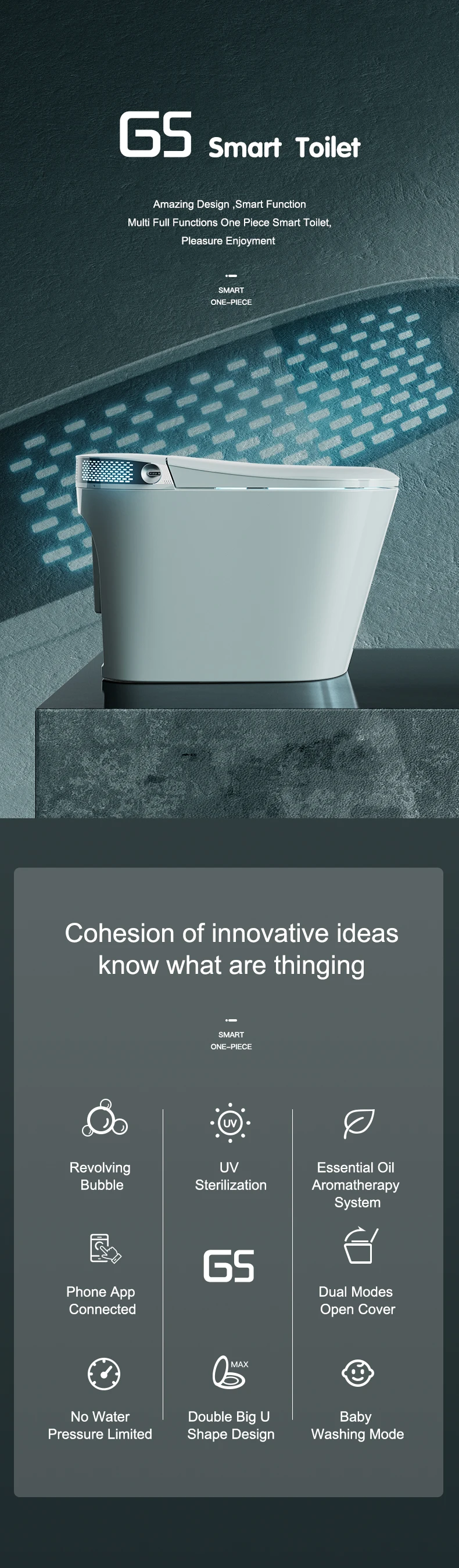 G5 Smart Toilet - Luxury Intelligent Health & Water Saving