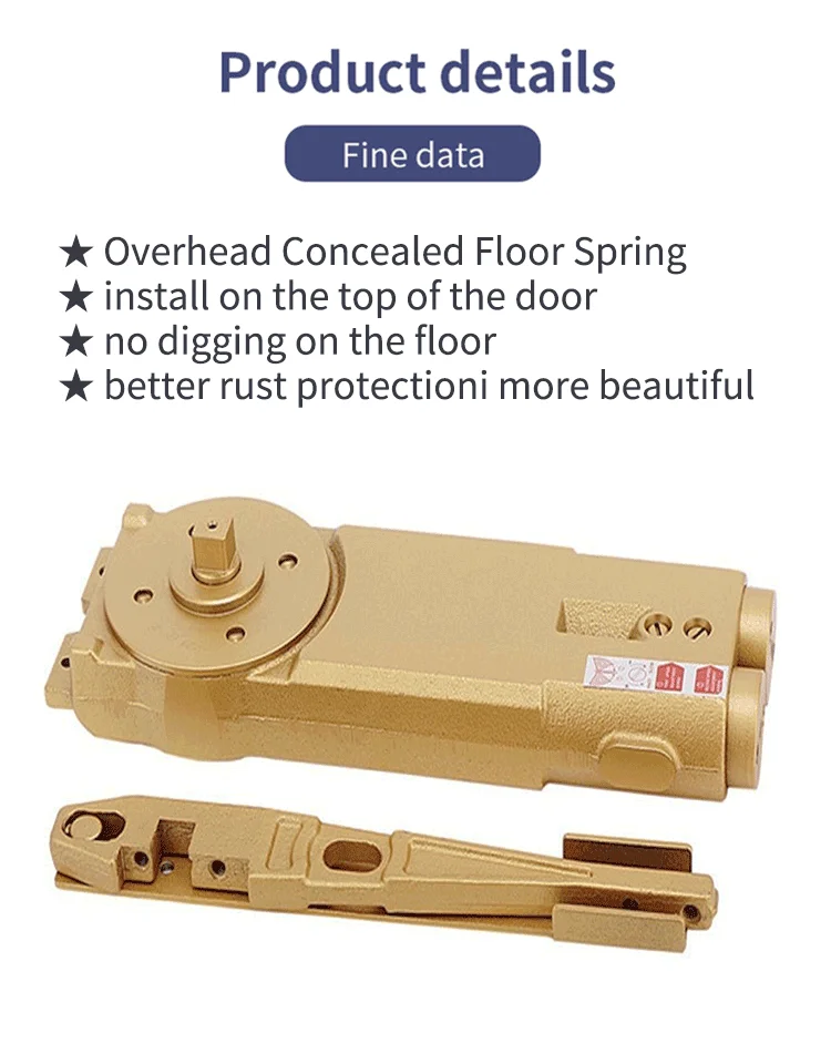 Modern Design Wooden Door Conceal Pivot Hinge Overhead Automatic Floor ...