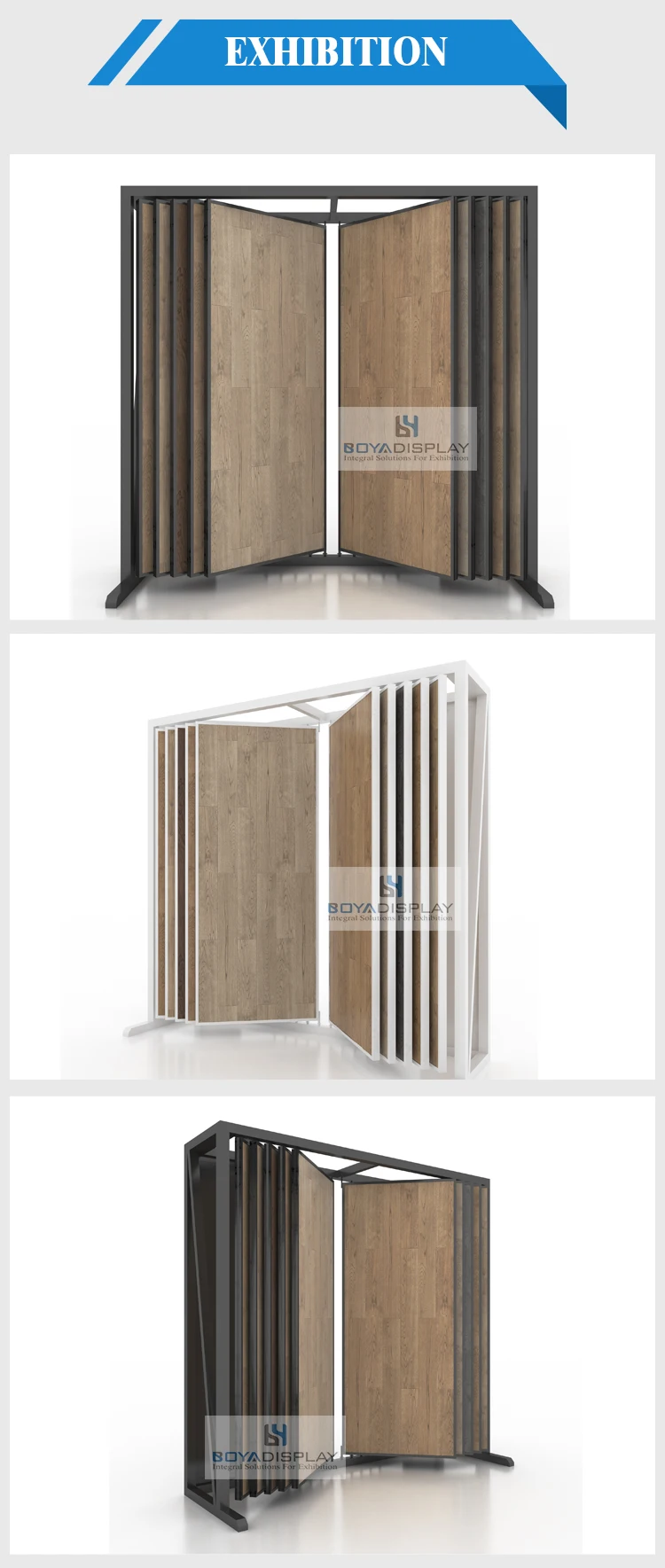 Customized Metal Display Stands for Exhibition Halls