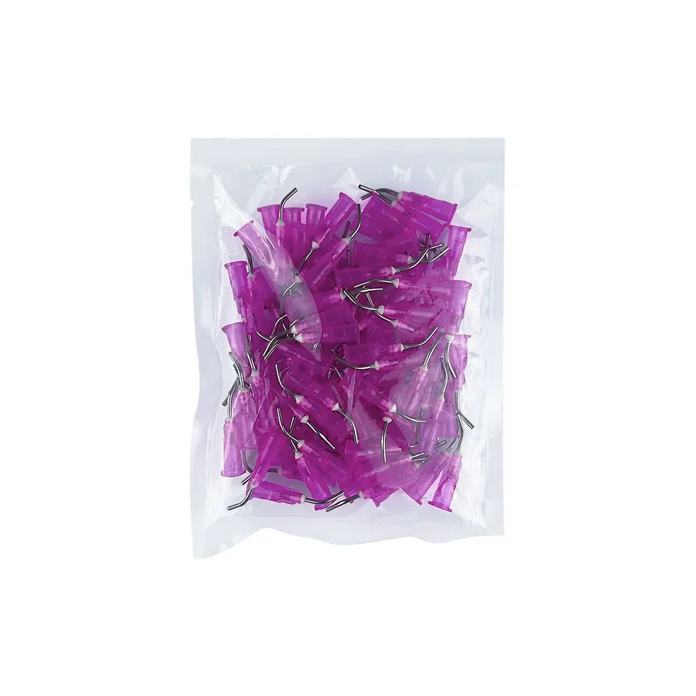 Disposable Dental Irrigation Bent Needle Tips Flow Sealant Etchant ...