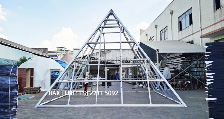 RAX TENT - Luxury Glamping Hotel Tents with Pyramid Shape