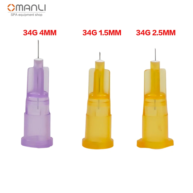 Face Puncture 34g 1.5mm Needle 30g 32g 34g 4mm Mesotherapy Needle - Buy ...