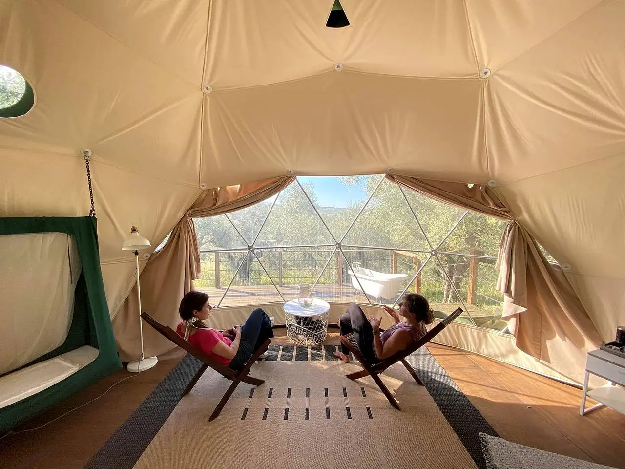 Luxury Hotel Resort Glamping Geodesic Dome Tent Kit for Sale