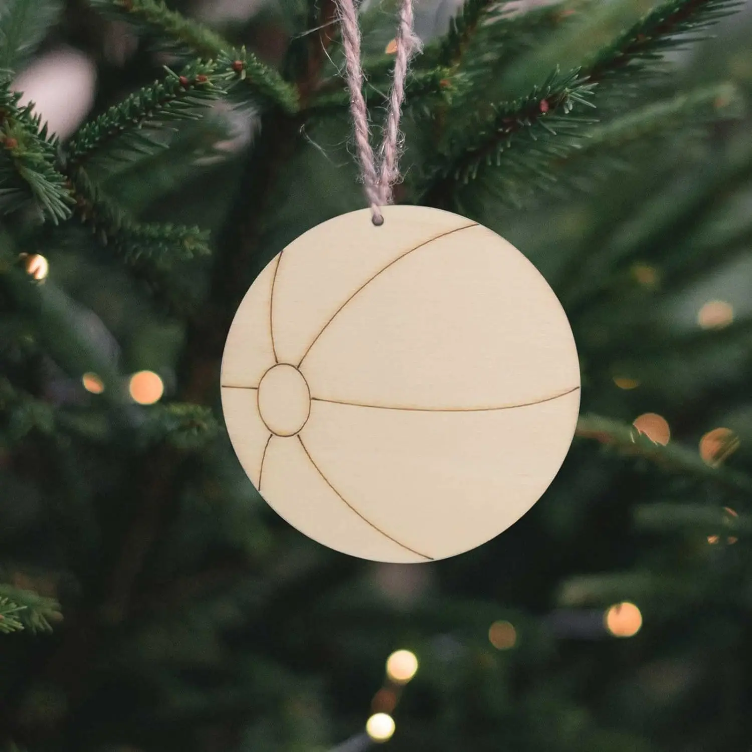 Beach Ball Wood Diy Crafts Cutouts Wooden Beach Ball Shaped Hanging ...