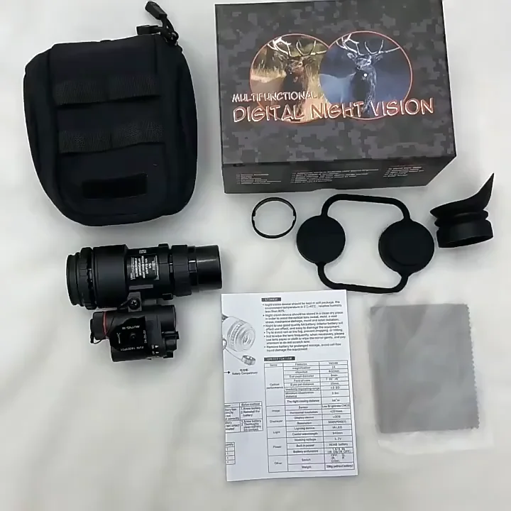 Luxun Pvs18 Helmet Mounted Night Vision Monocular 1x 32 Infrared ...