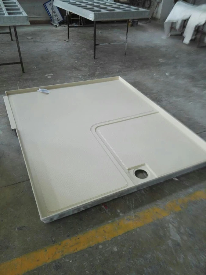 Customized Installation and Easy Bathroom SMC FRP Shower Base ...
