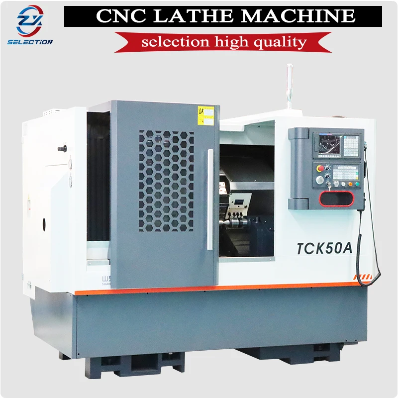 High Quality Inclined Bed Cnc Lathe Tck50a Fanuc System Cnc Lathe ...