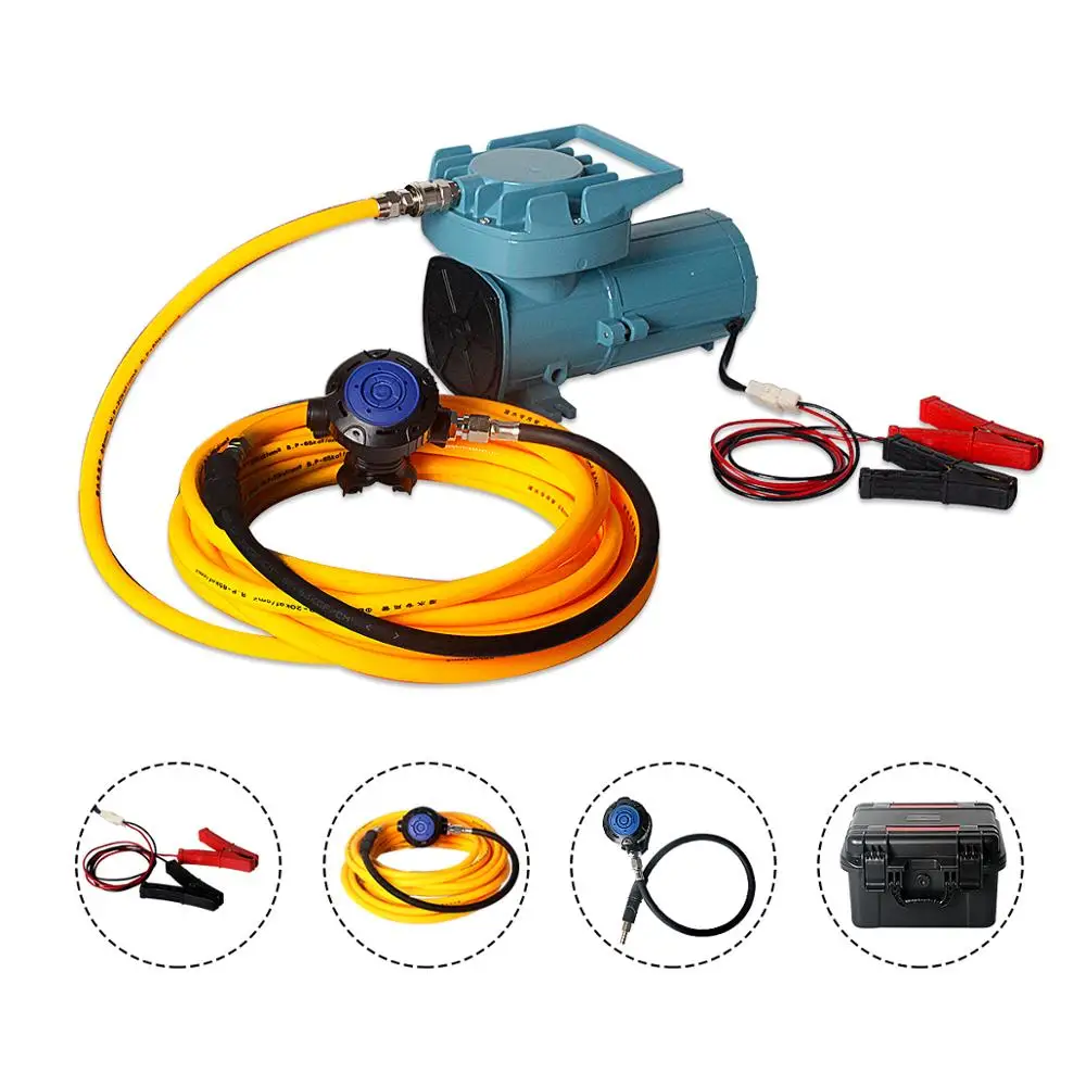 Mini Scuba Diving Pump 12V - Hookah Diving Air Compressor