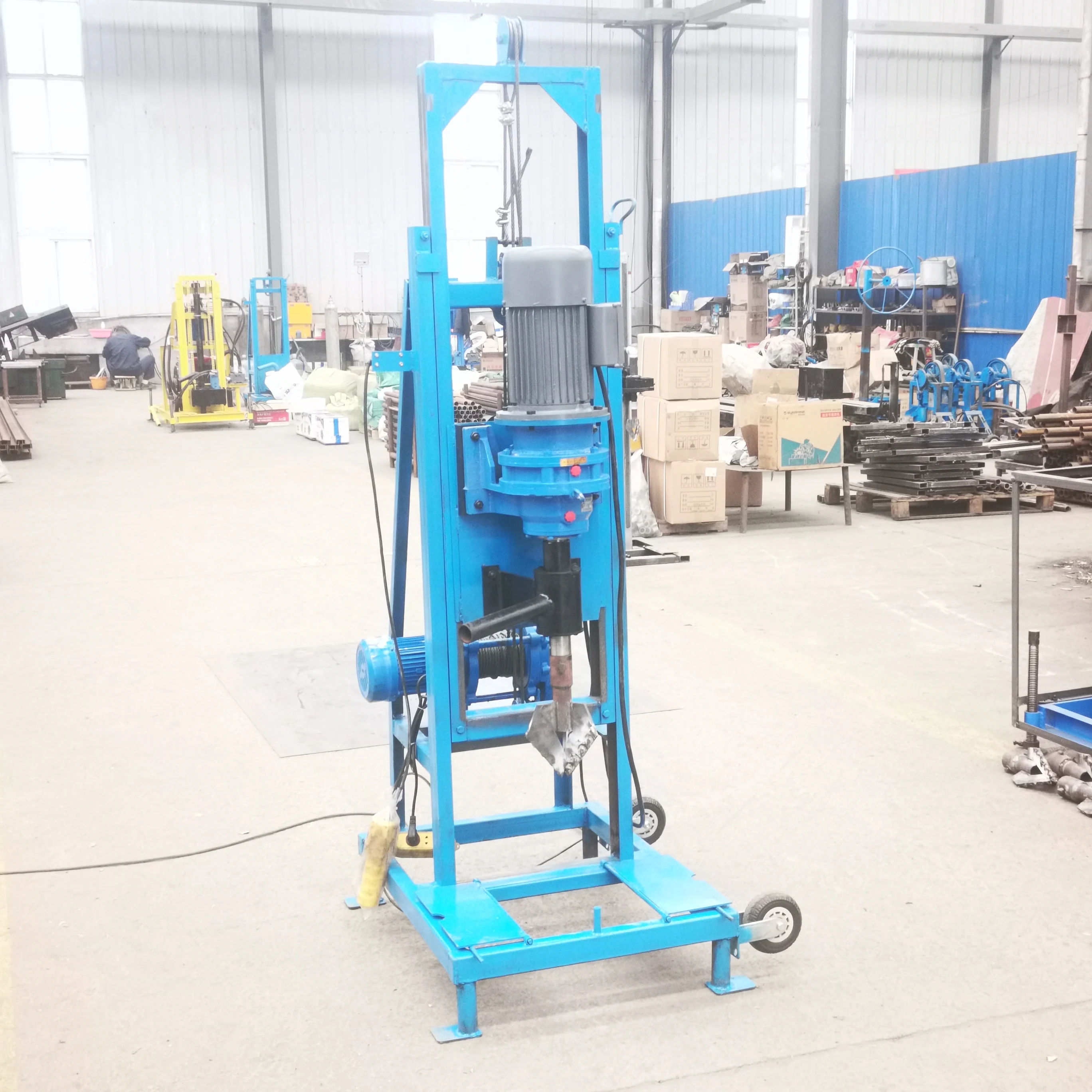 China Quality Cs Drill 100m Deep Portable Electric Hydraulic Water Well Drilling Rig Borehole ...