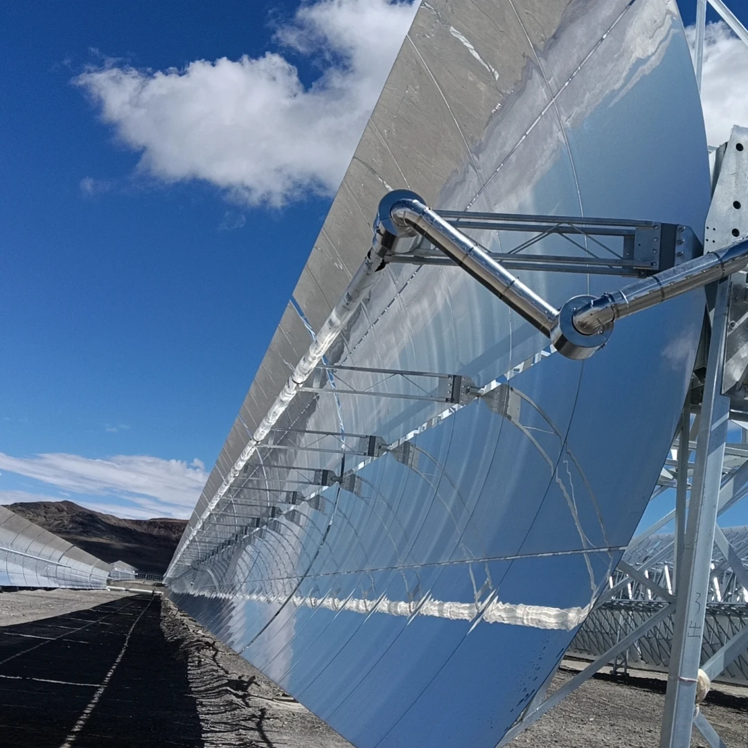 China Factory High Reflectivity Low Iron Glass Parabolic Trough ...