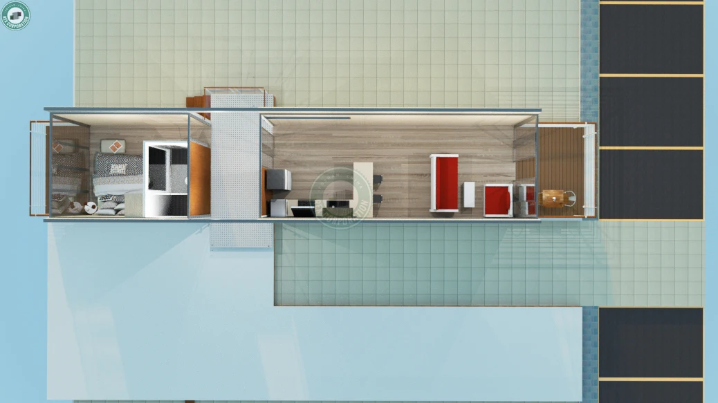 3 Storey Modular Container Apartment Building | Prefab Design for ...
