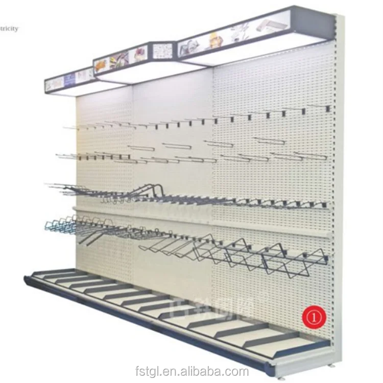 Shop High-Quality Supermarket Shelves with Front Pillars