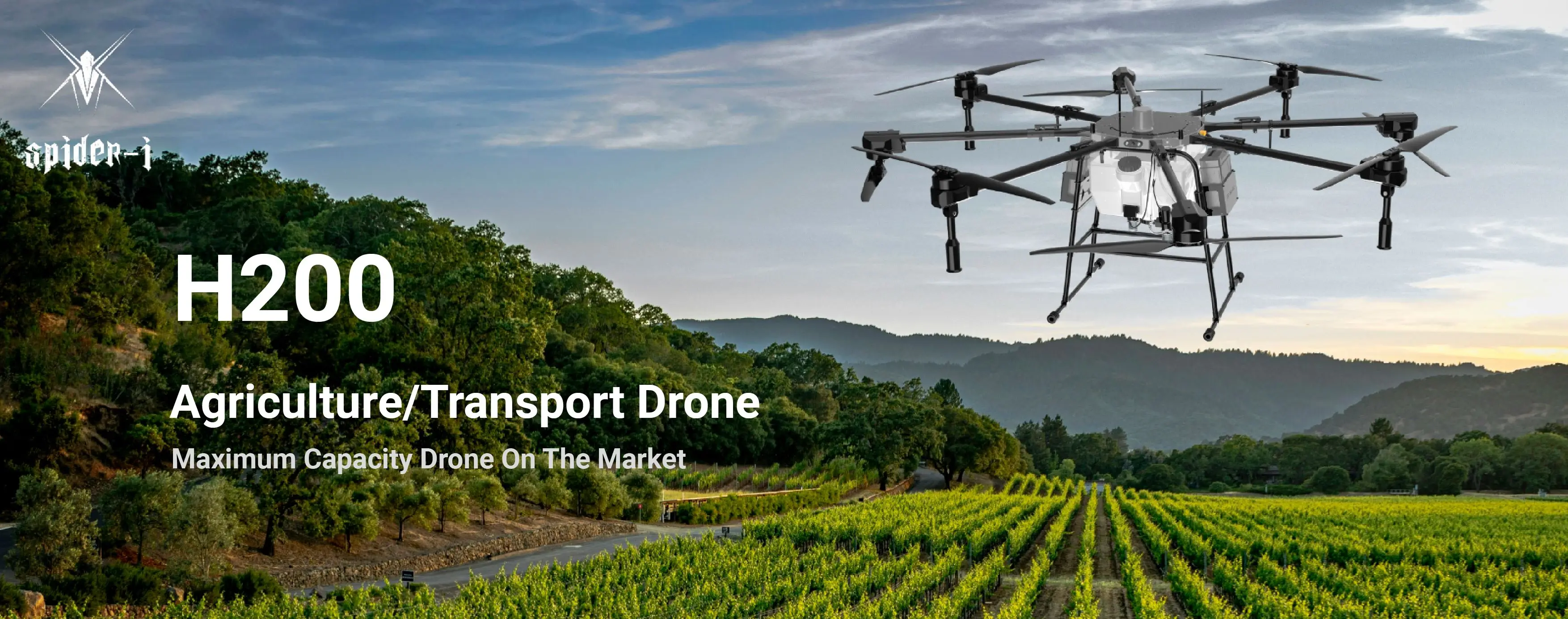 Spider-i H200 The New Largest Drone In The Market Multi-functional ...