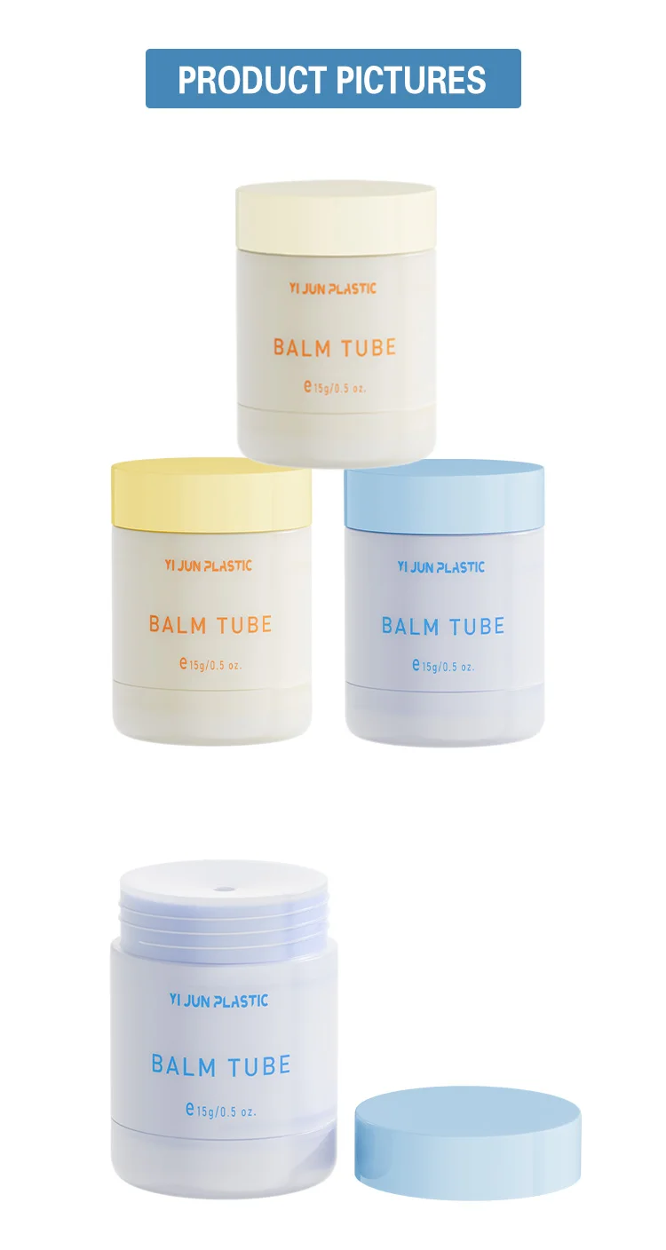 15g Lip Balm Container - Airless Tube with Custom Packaging