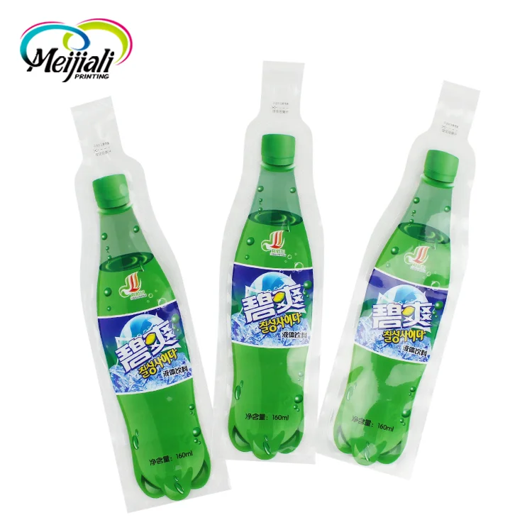 Bottle Shape Pouch - Chugging Sprite in Eco-Friendly Plastic