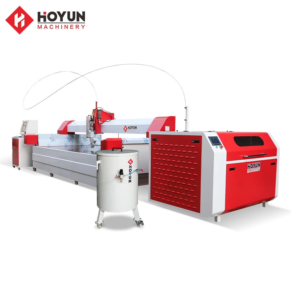 Hongyi granite block cutter water jet stone cutting machine price ...