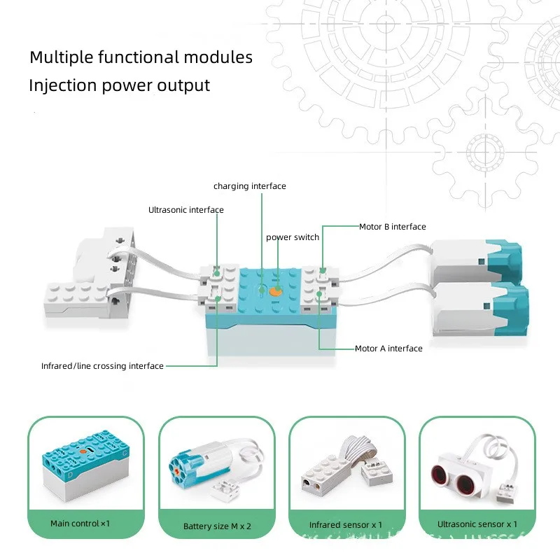 CB05 STEM Education Kit - DIY Robot Building Blocks