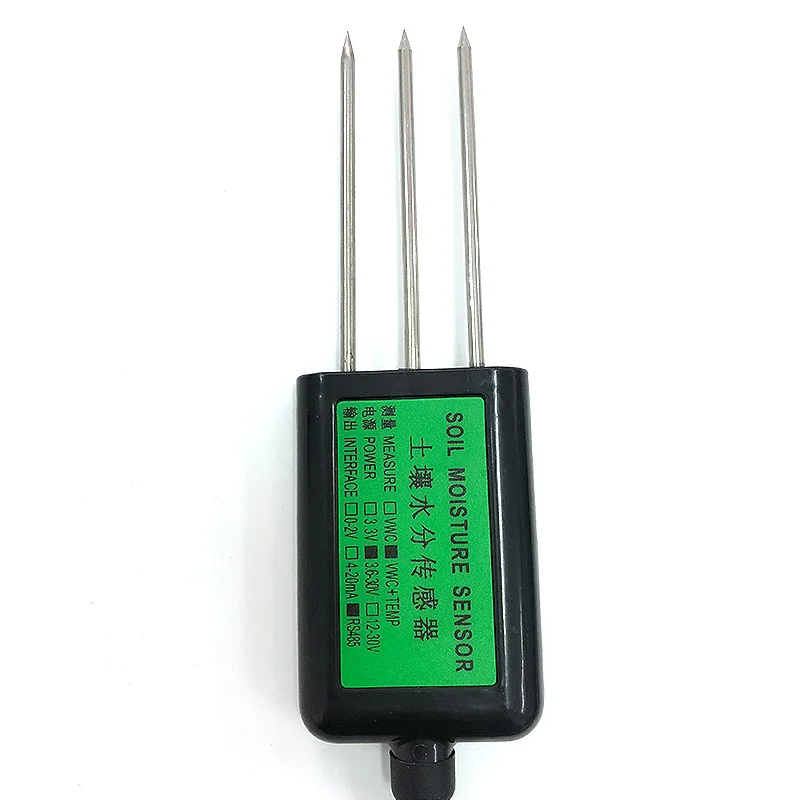 Rs485 Soil Temperature And Moisture Sensor Parameters Sensor Agricultural Monitoring Wireless ...