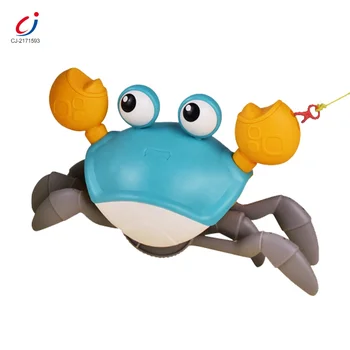 Chengji Bath Swimming Crab Clockwork Baby Toys Interactive Crab ...