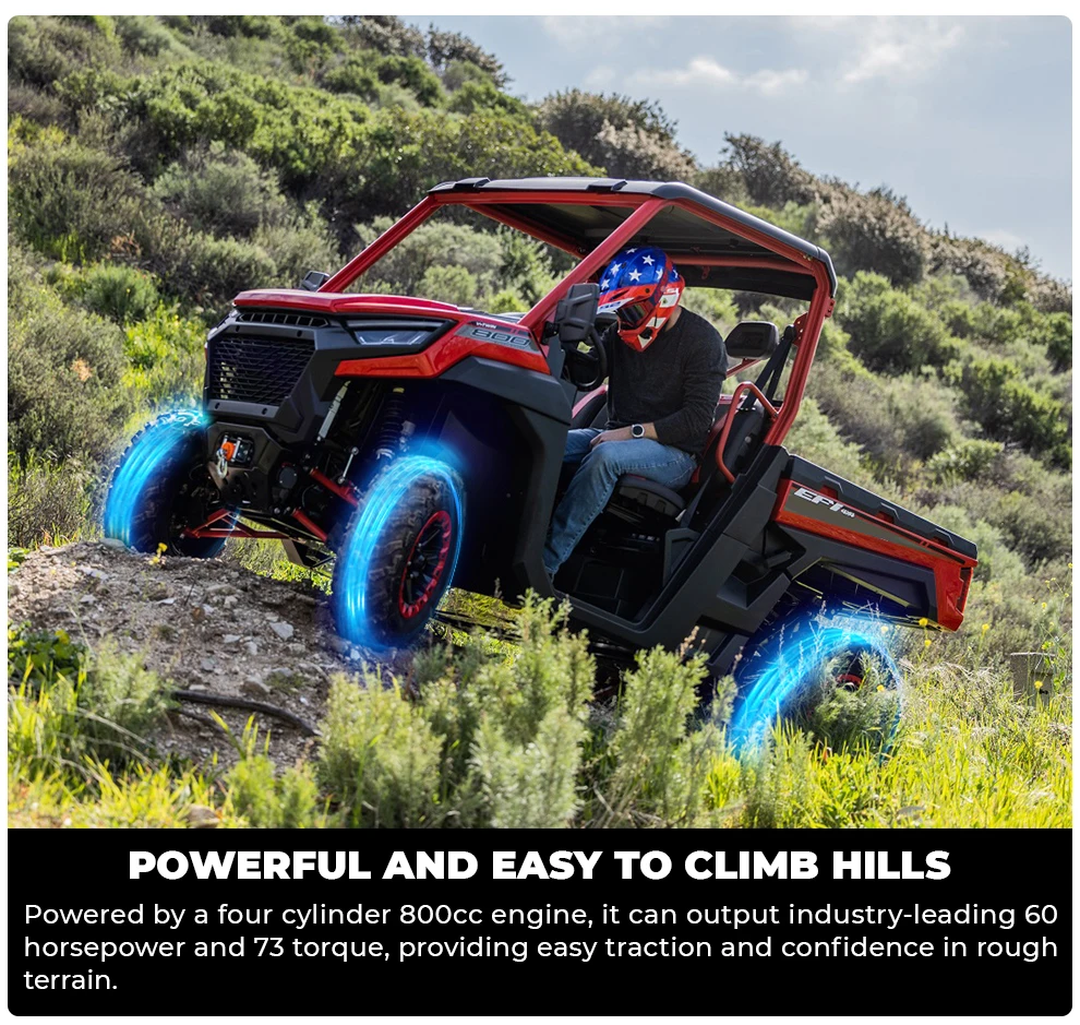 2025 ZIMO UTV - 800cc off-Road 4X4 for Adults & Grade Ability