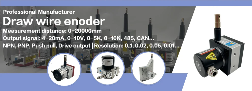 Draw-wire Encoder Linear Potentiometer Position Sensor Ha40s-600mm Output Signal Pnp Linear ...