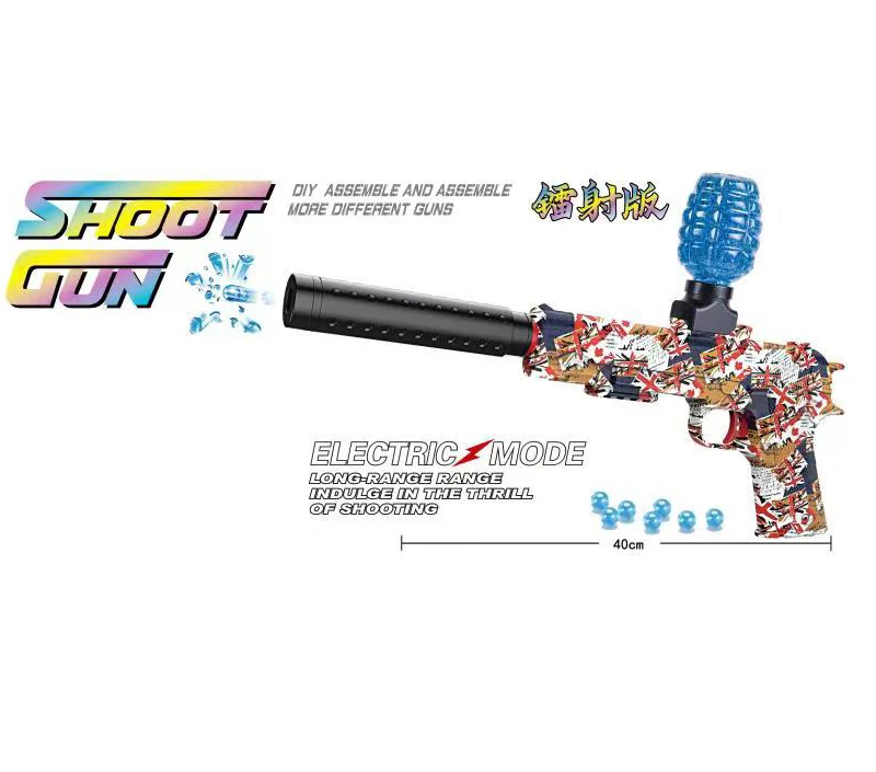 M4a1 Outdoor Shooting Games Splatter Ball Hydrogel Electric Water Gel ...