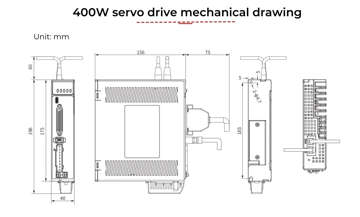 Leadshine L6P-400 Servo Motor Drive - 400W AC CNC Control