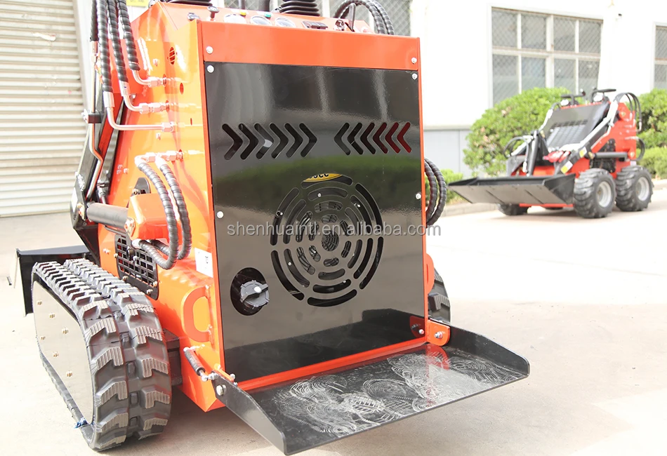Mini Skid Steer Loader All Terrain Small Skid Loaders Tracked Diesel ...