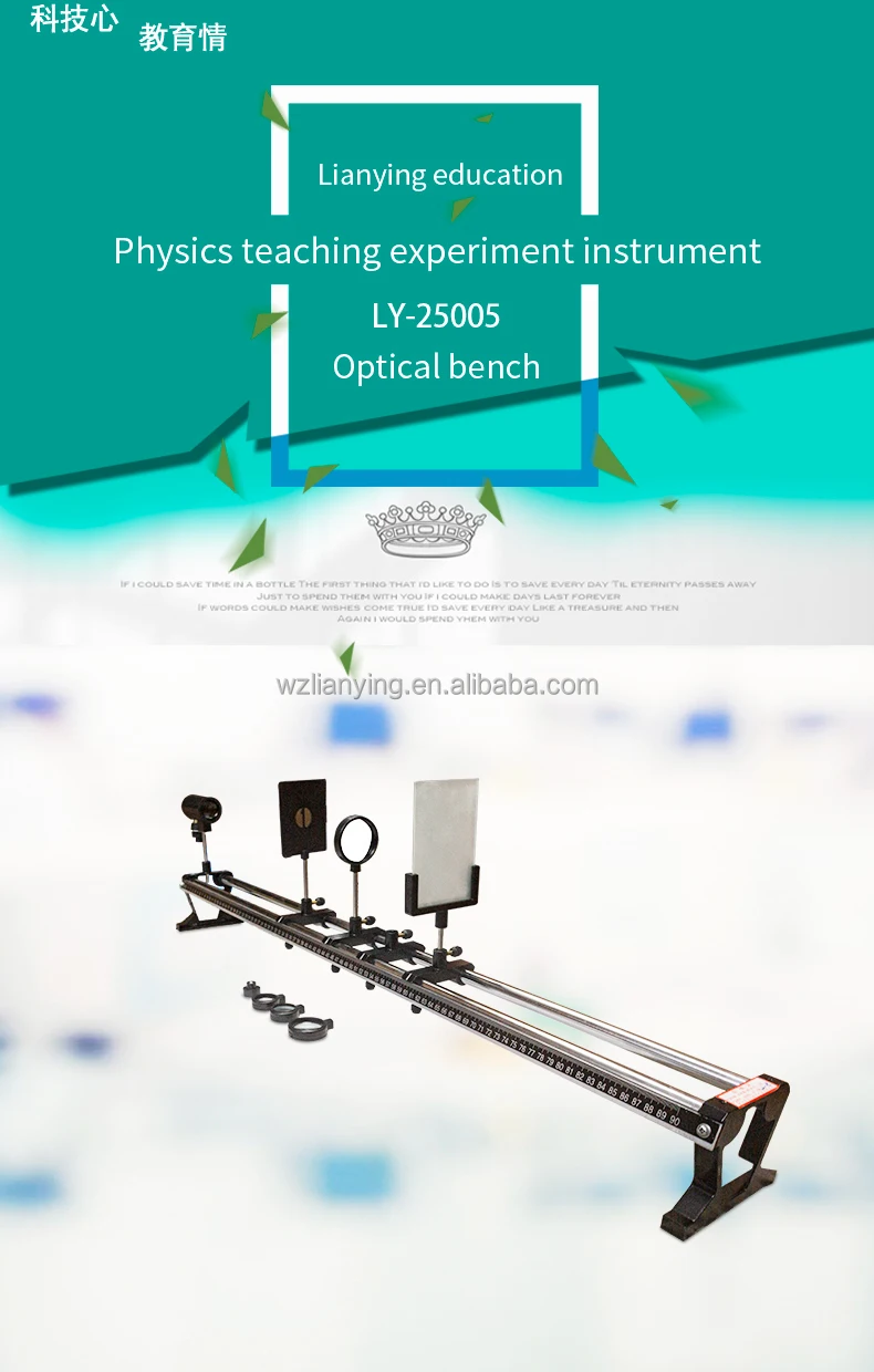 Optics Bench Physics Classroom - Essential Experiment Tools