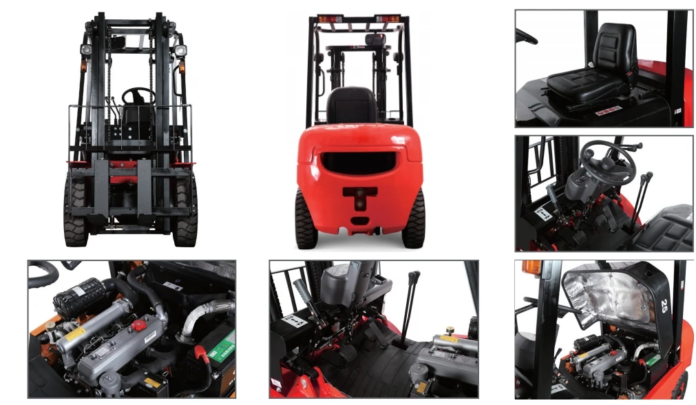 Diesel Forklift 3t 3000kg Forklift Internal Combustion Fork Lifter ...