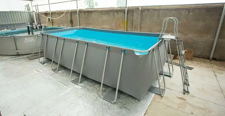 Rectangular Frame Above Ground Family Swimming Pool Above Ground ...