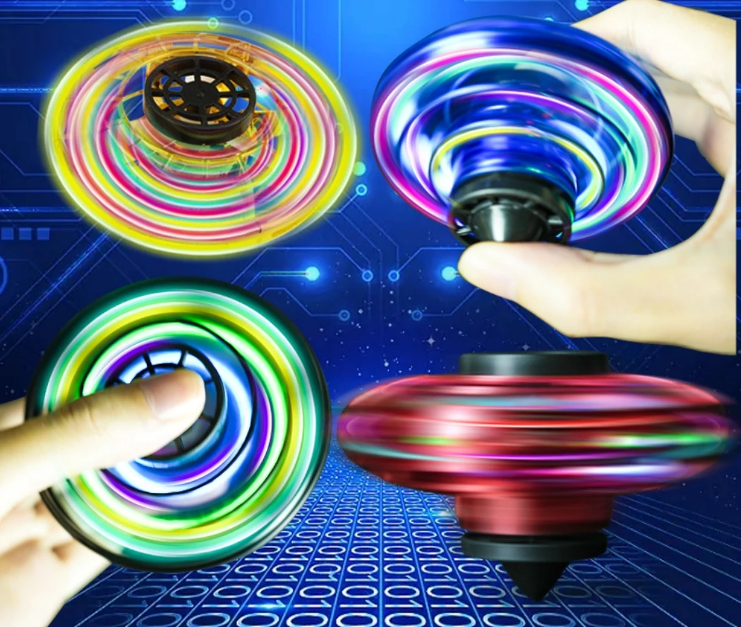 Flying Spinner Toys Ball - 360 Rotating Hover Orb LED Mini Drone