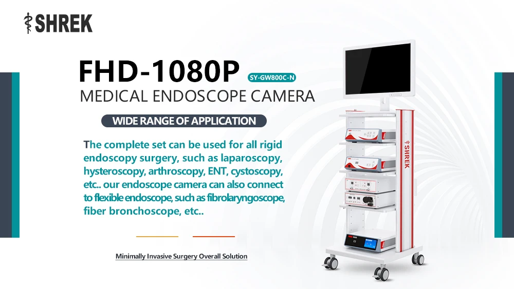 SHREK hd Cistoscopia Arthroscopic Gynecological Complete Set Endoscopy ...