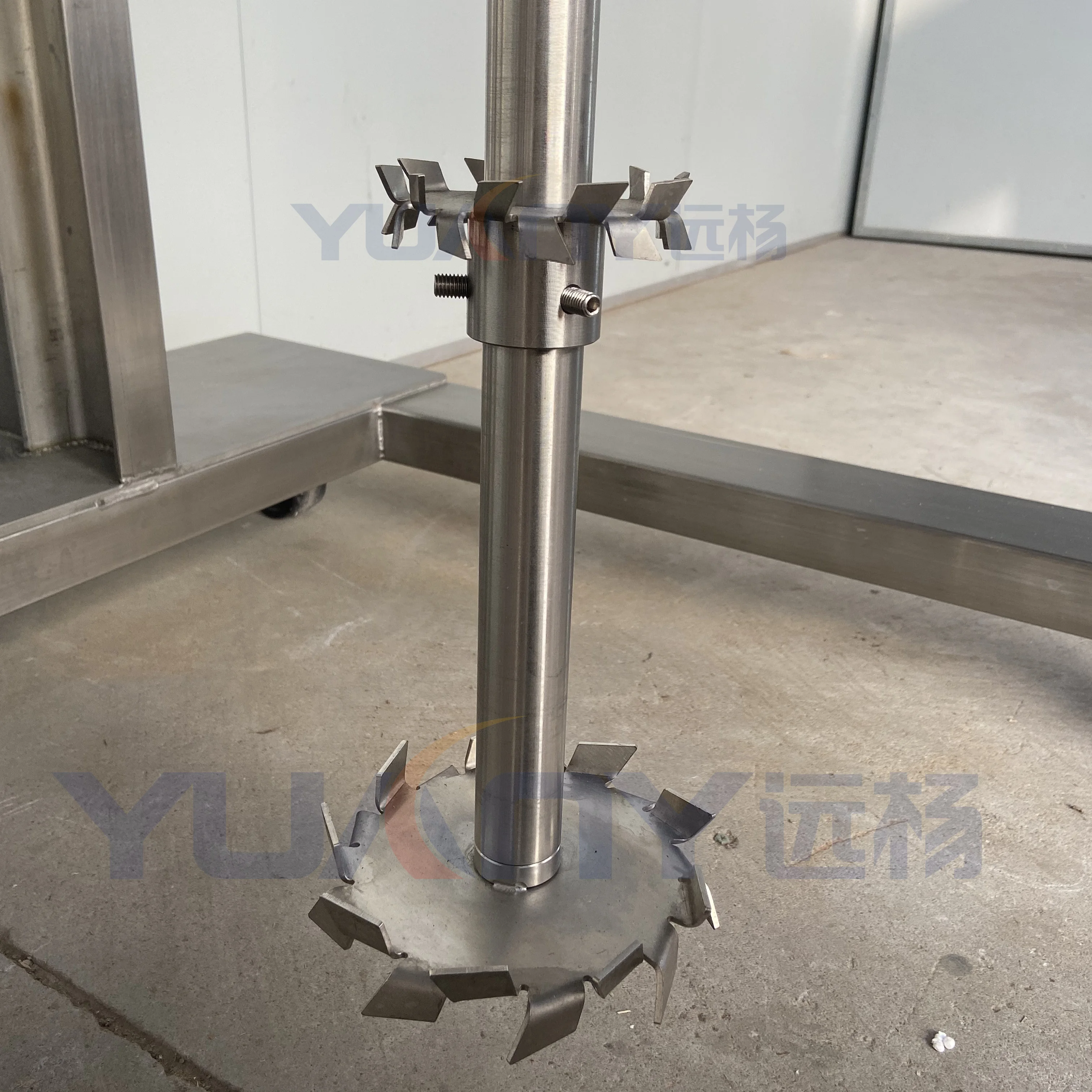 Pneumatic Lift Homogenizer Paint Paste Blending High Shear Bucket Mixer ...