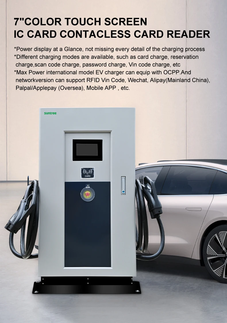 New Energy Ultrathin Fast Ev Charger Ocpp Integrated Dc 30kw/40kw/60kw ...