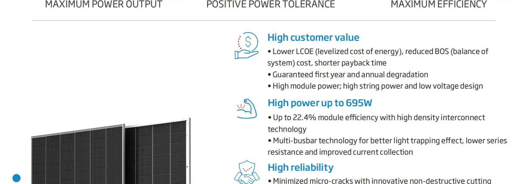 Trinasolar High Efficiency 670w 675w 680w 685w 690w 695w Solar Panel ...