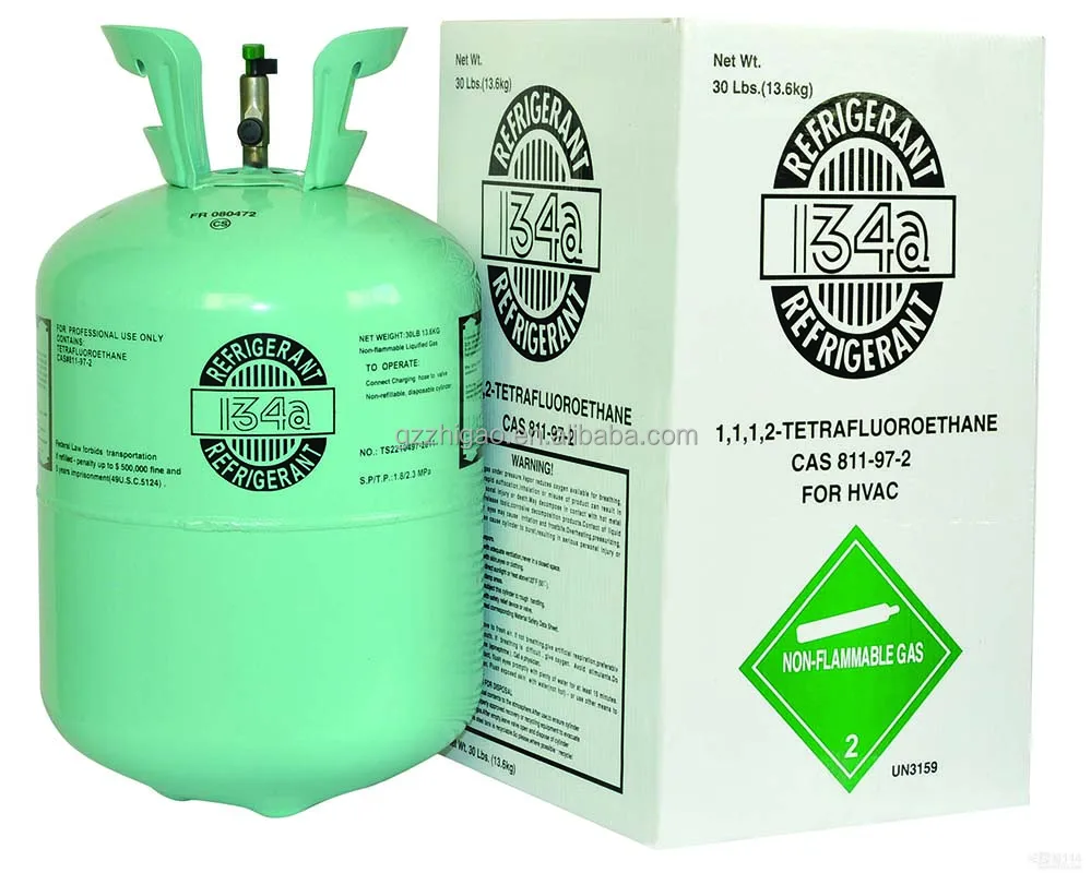 Factory Price Small Order R134a Refrigerant Gas 1000g 800g 13.6kgs ...